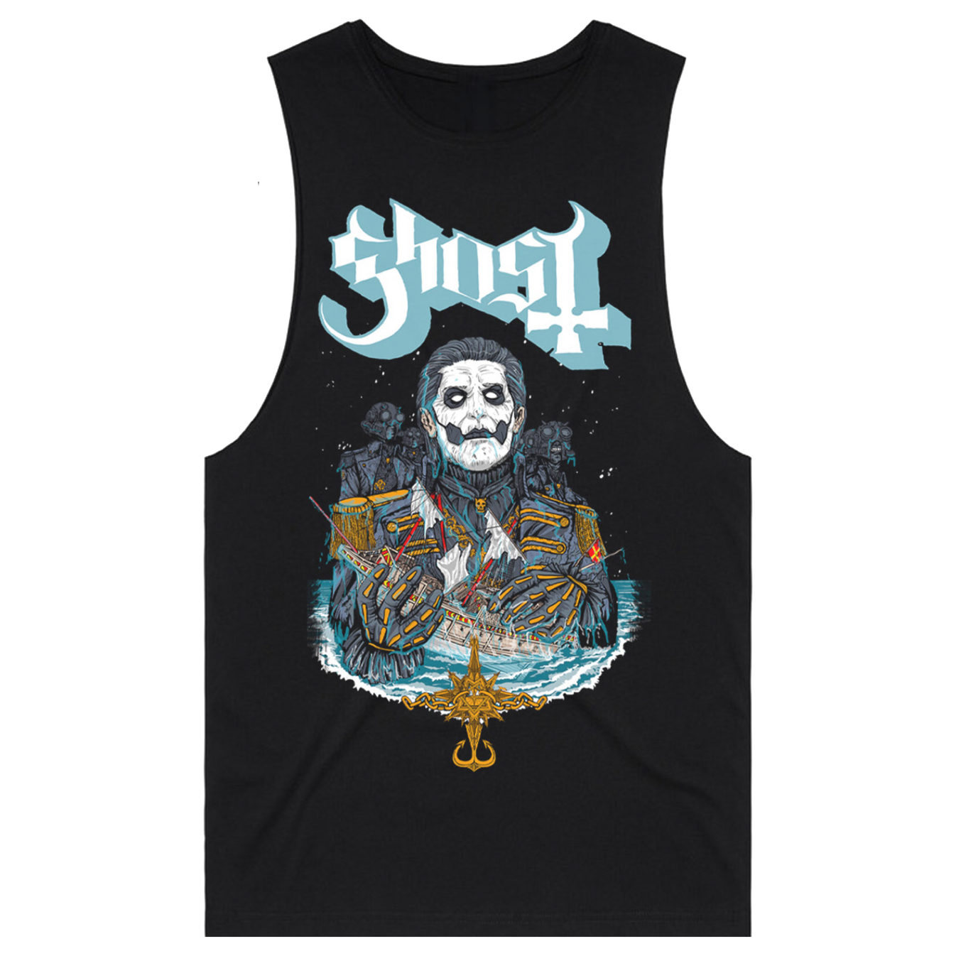 Papa Van Der Decken Muscle Tank – Ghost