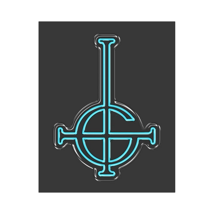 Grucifix Neon Sign – Ghost