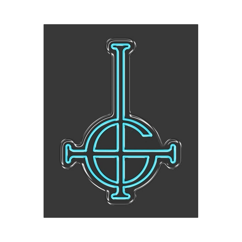 Grucifix Neon Sign – Ghost